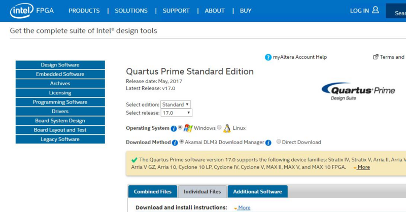 Chapter 1 Download And Install Quartus Programmer Terasic Wiki