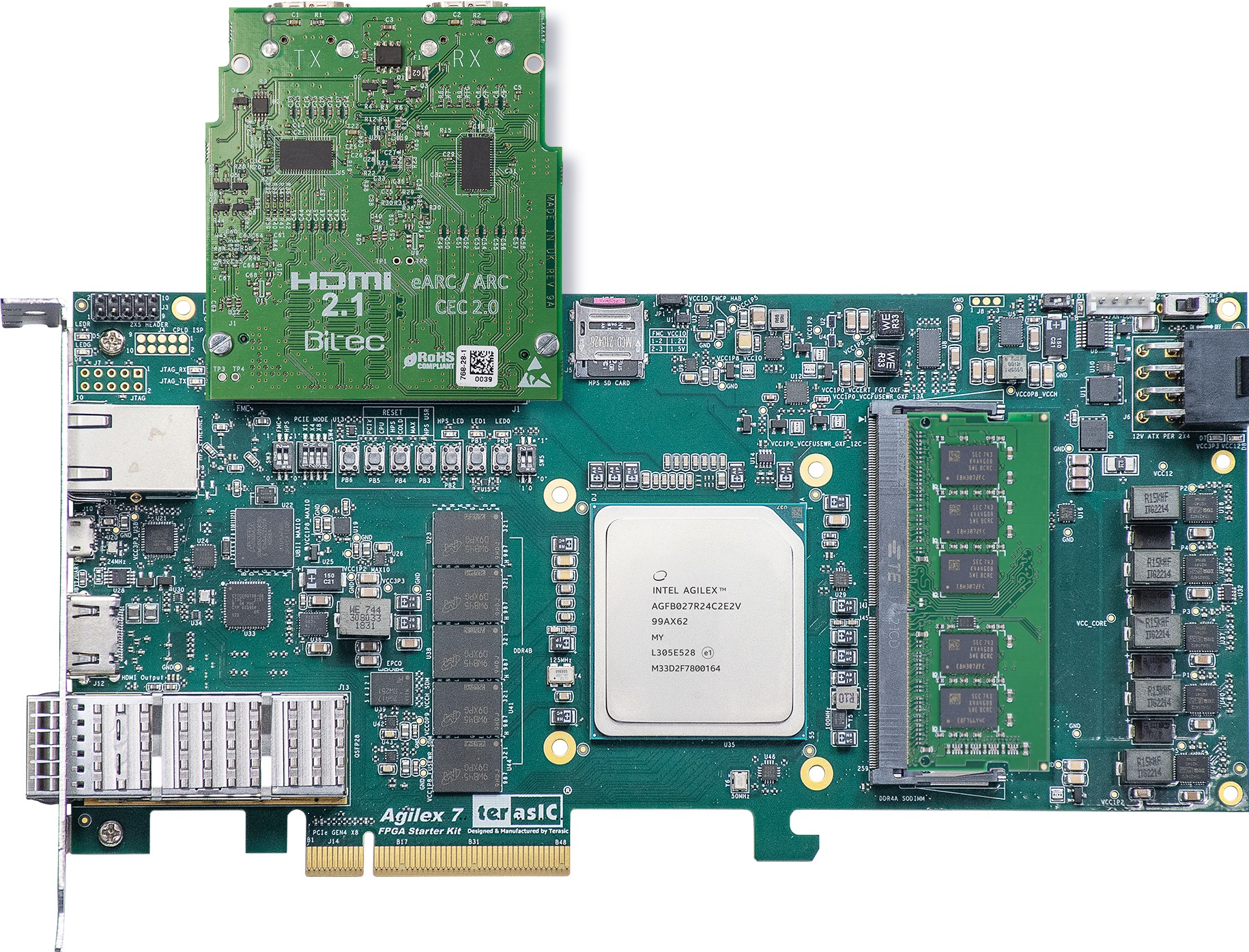 Terasic - SoC 平台 - Agilex - Agilex 7 FPGA Starter Kit
