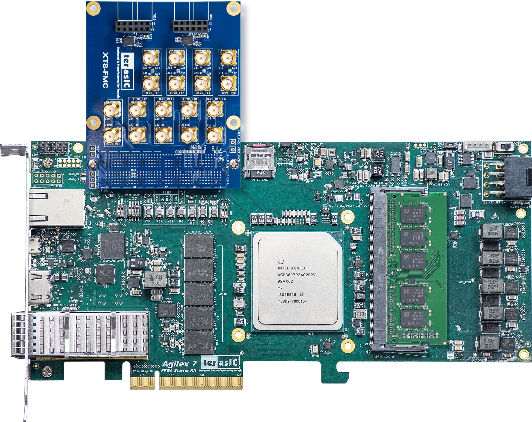 Terasic - 母板 - Agilex 7 - Agilex 7 FPGA Starter Kit